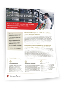 InCommand Overview - Serverfarm Data Centers