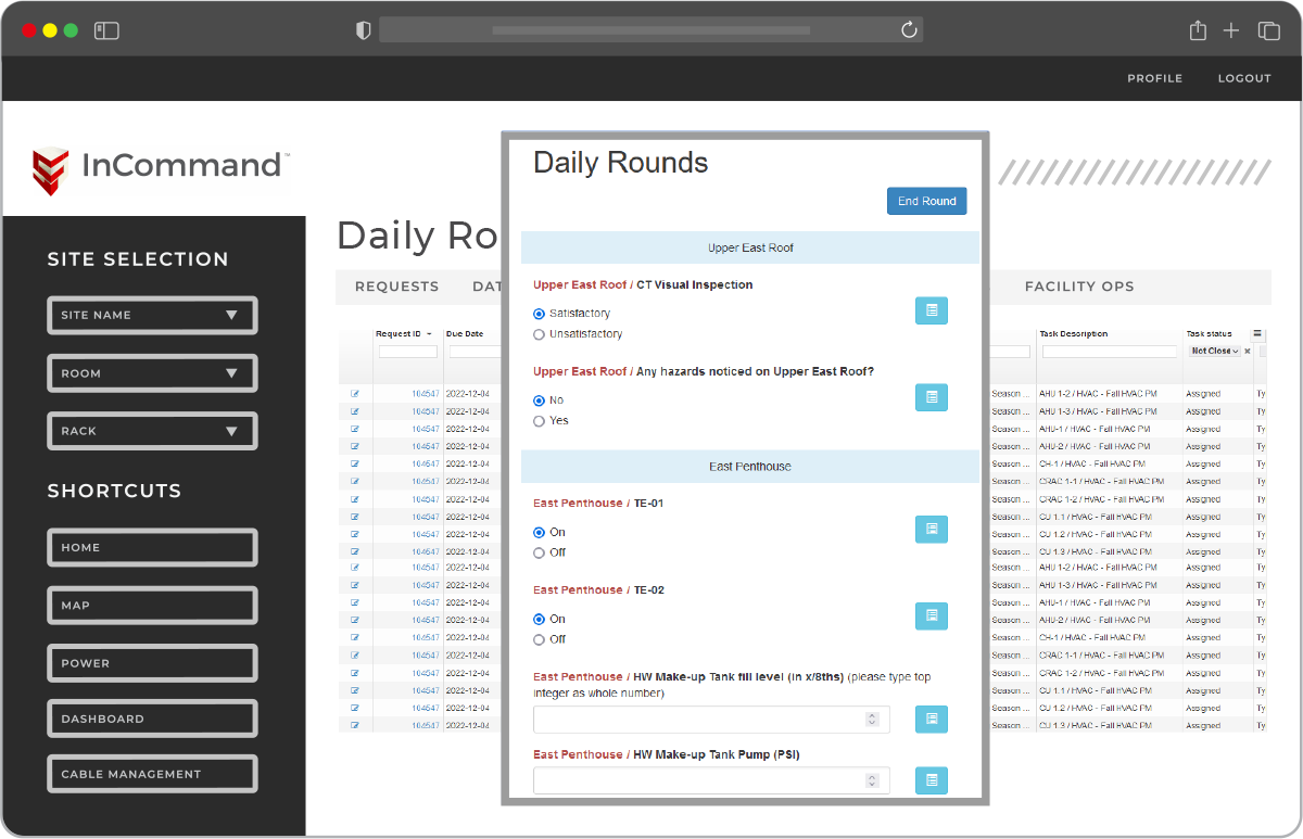 InCommand | Data Center Management as a Service | Serverfarm